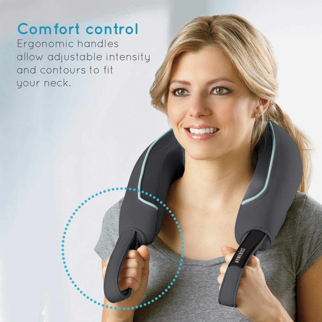 Homedics Nms 255 Shiatsu Portable Neck Shoulder Massager With Heat 2 P